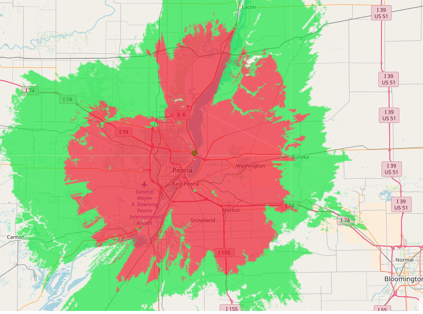 Coverage Maps – PALS Repeater Group